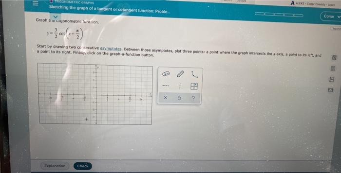 Solved NOMETIC GRAPHS Sketching the graph of a tangent or | Chegg.com