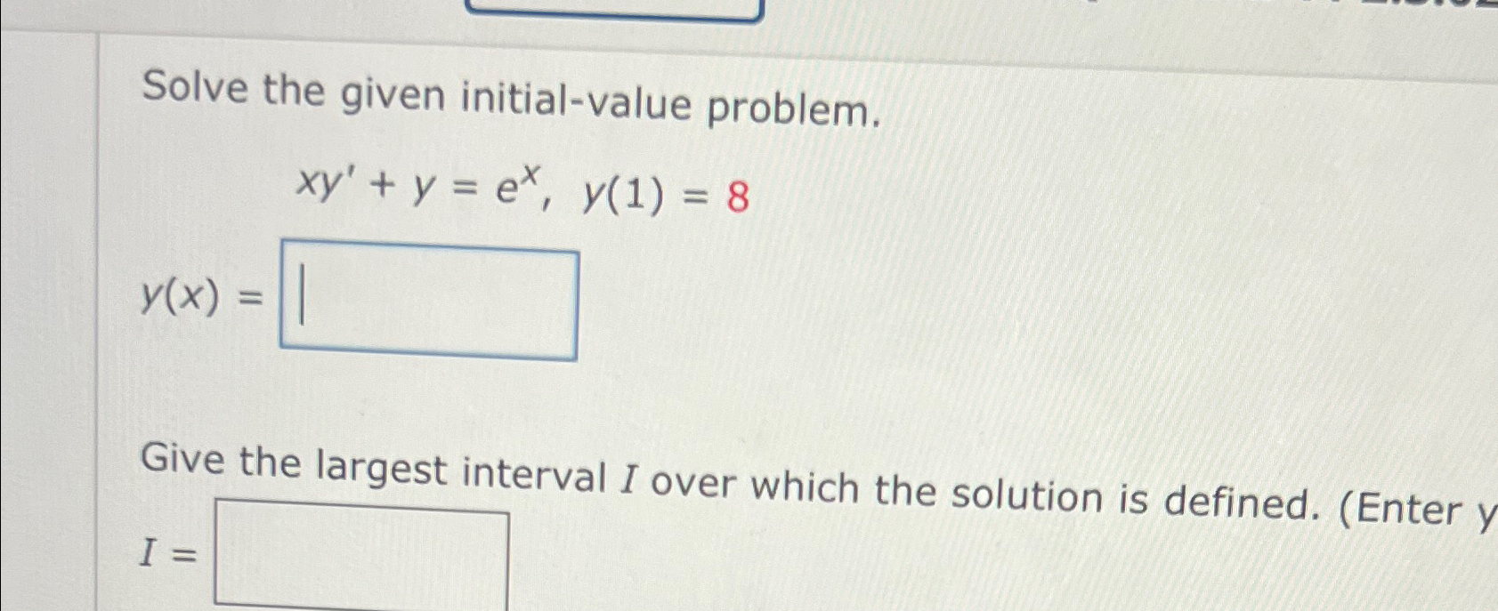 Solved Solve the given initial-value | Chegg.com