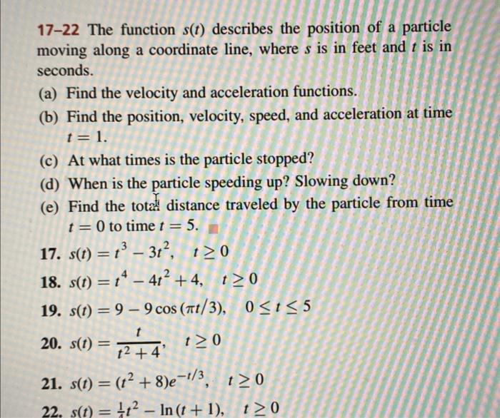 Solved #19, 21 a-d please. Please explain how to do D and E | Chegg.com