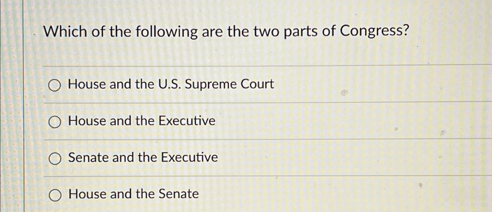 Solved Which of the following are the two parts of | Chegg.com