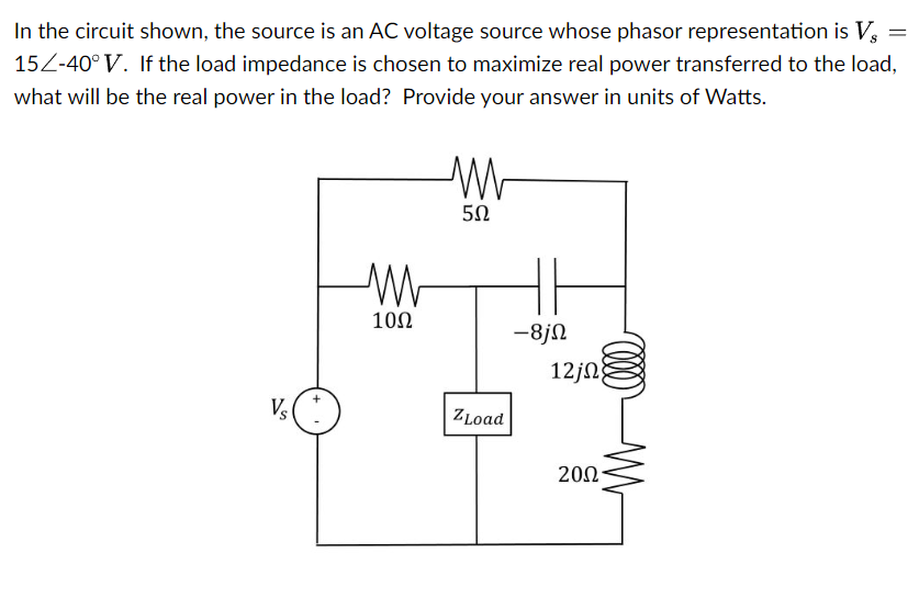 Solved In the circuit shown, the source is an AC ﻿voltage | Chegg.com