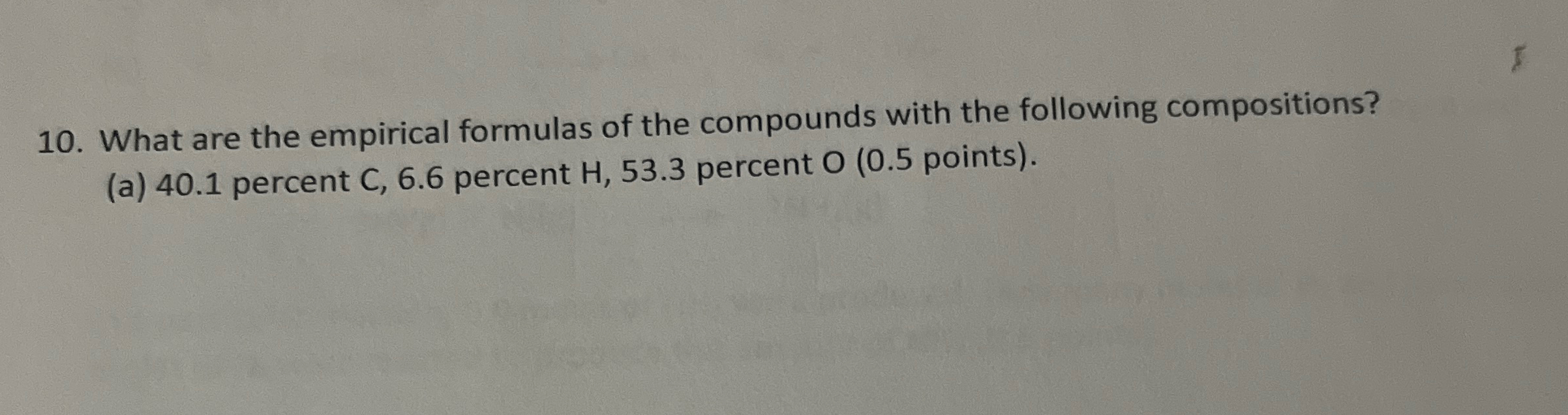 Solved What are the empirical formulas of the compounds with | Chegg.com