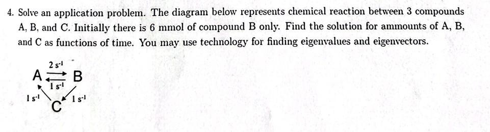 Solved 4. Solve an application problem. The diagram below | Chegg.com