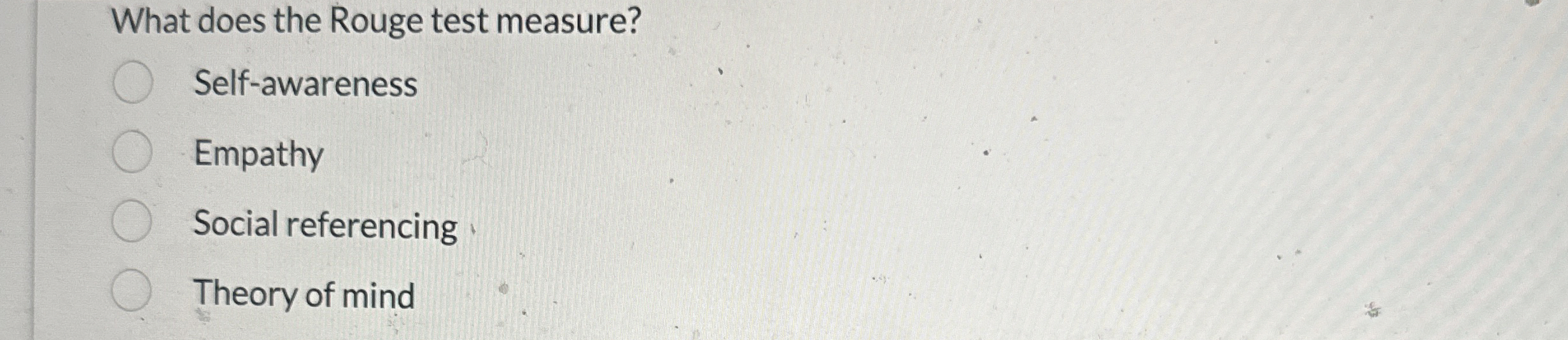 Solved What does the Rouge test | Chegg.com
