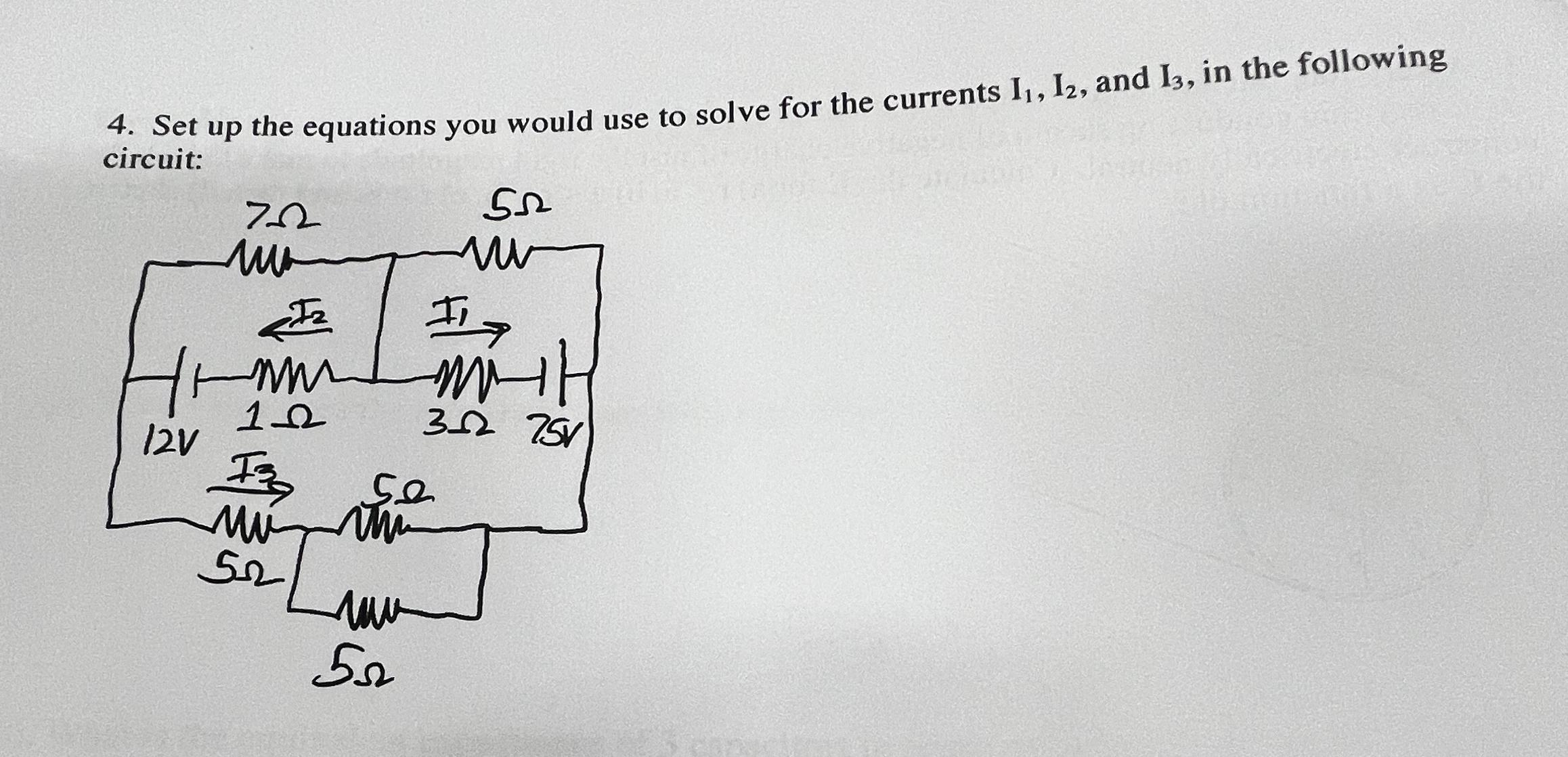 Solved Set up the equations you would use to solve for the | Chegg.com