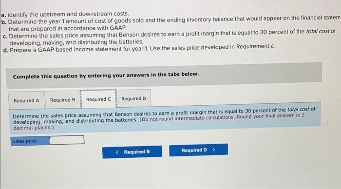 Solved Exercise 1-10A (Algo) Identifying upstream and | Chegg.com