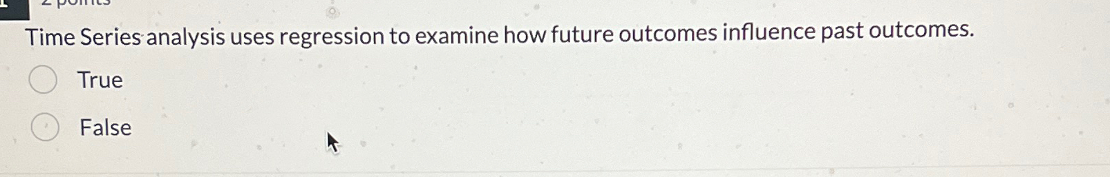 Solved Time Series analysis uses regression to examine how | Chegg.com