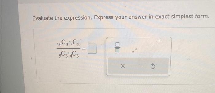 Solved Evaluate the expression. Express your answer in exact | Chegg.com