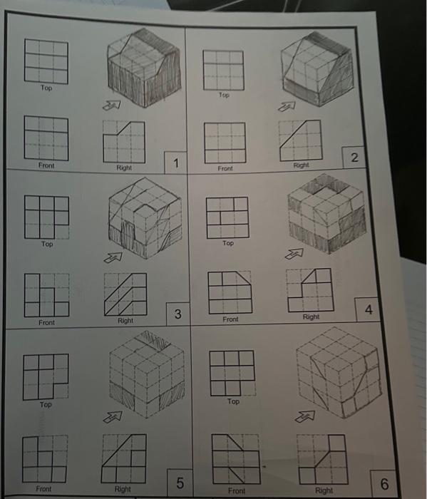 Solved Build the isomteric shape | Chegg.com