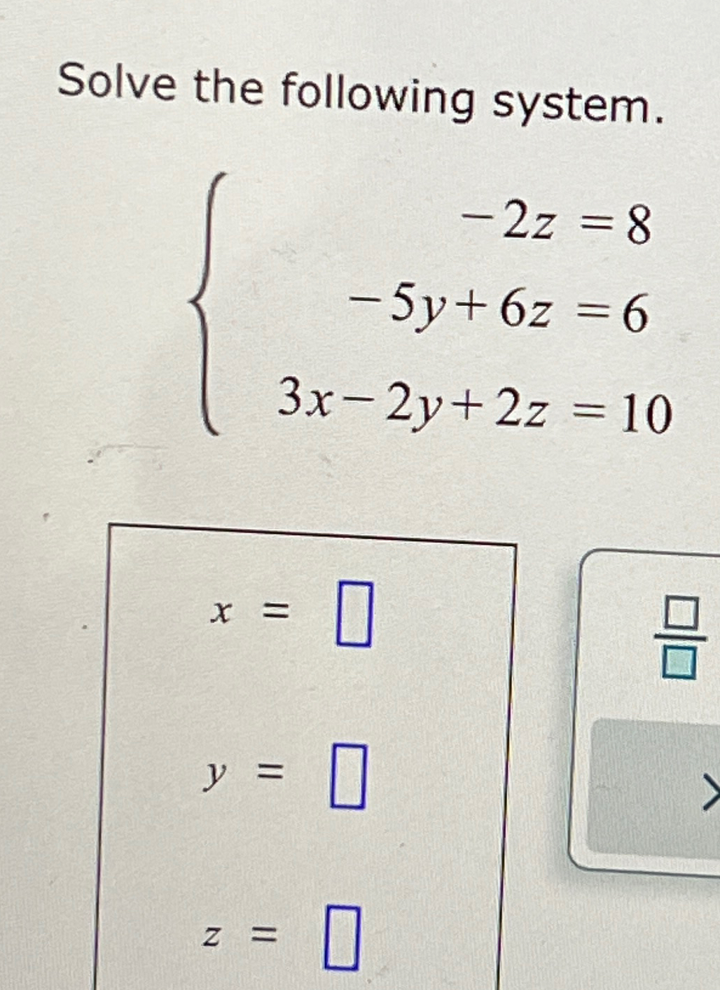 Solved Solve the following | Chegg.com