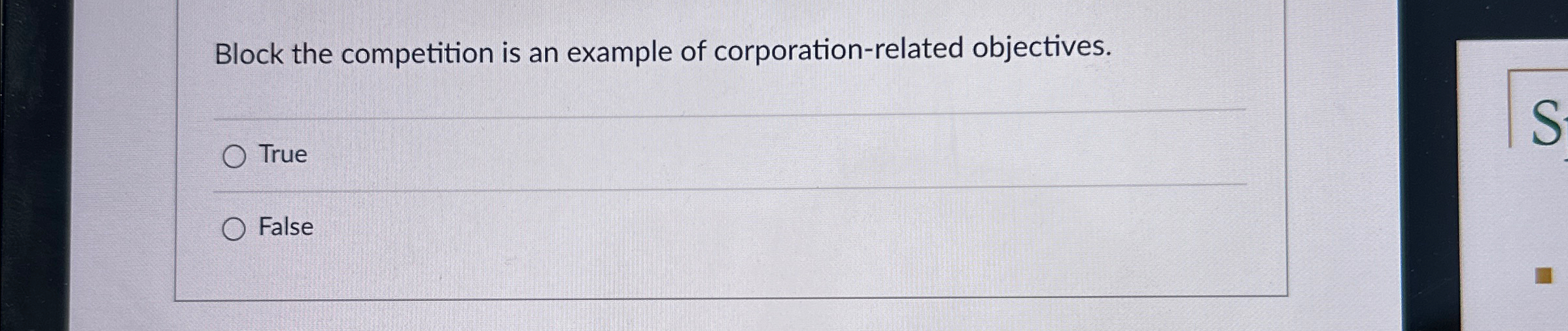 Solved Block the competition is an example of | Chegg.com
