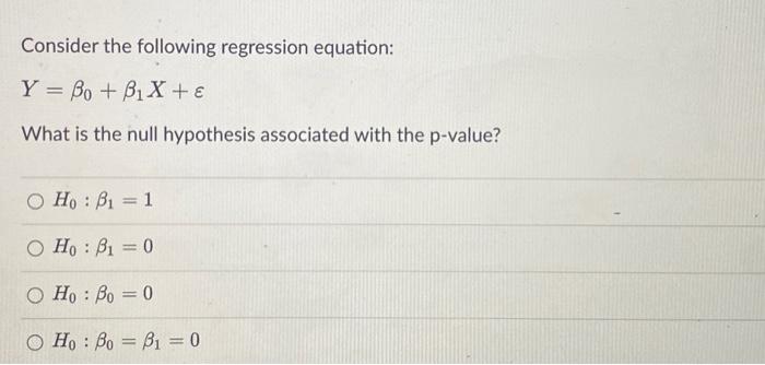 Consider the following regression equation: | Chegg.com