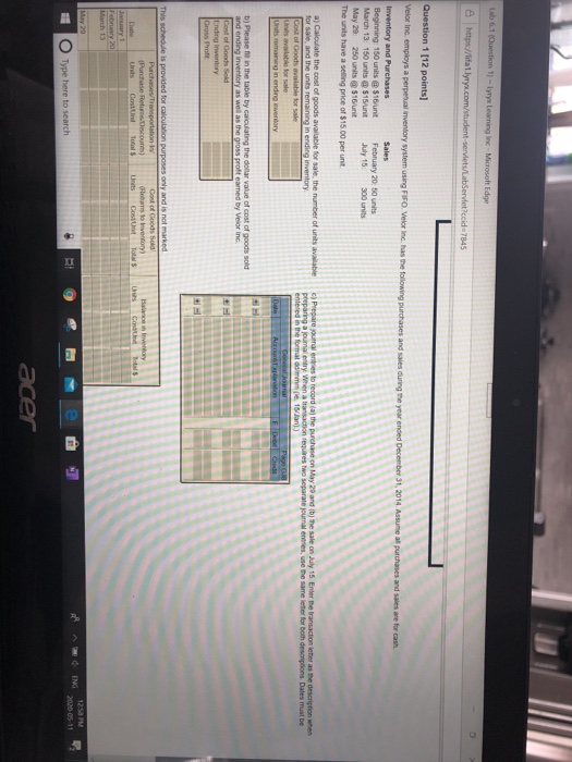 Solved Lab 6.1 (Question 1) - Tyry Learning Inc - Microsoft | Chegg.com