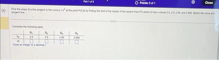 Solved tangent line: Cemplete the following tible | Chegg.com Solved tangent line: Cemplete the following tible | Chegg.com