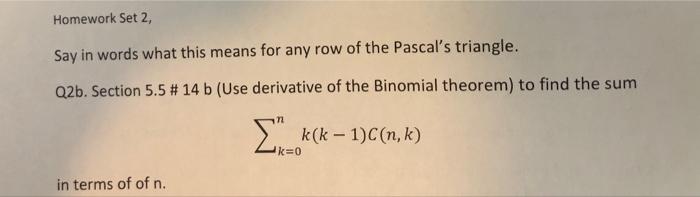 Solved Q2. ∗ (SUBMIT)By setting x equal to appropriate | Chegg.com