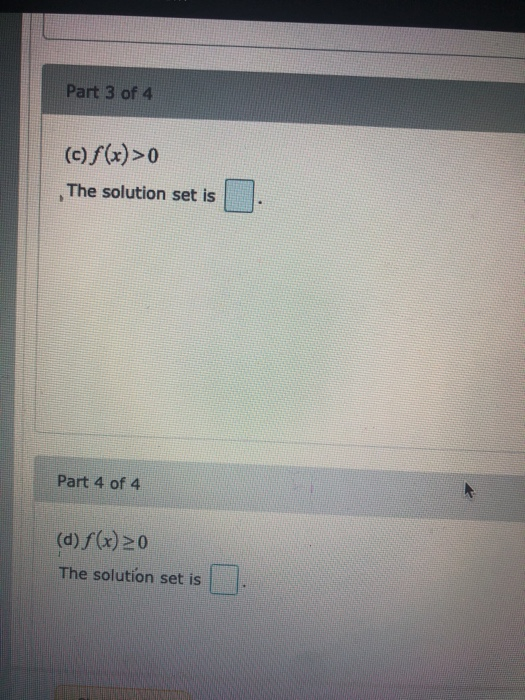 Solved The graph of y=f(x) is given. Solve the inequalities. | Chegg.com