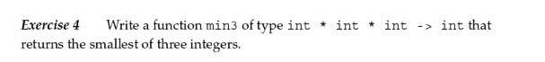 Solved Exercise 4 write A Function Min 3 of Type Int