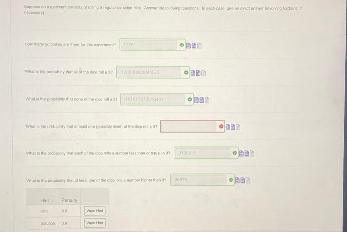 Solved Suppose an experiment consists of rolling regular | Chegg.com