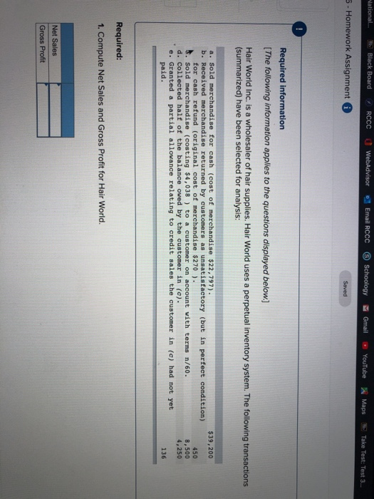 Solved National... Black Board RCCC WebAdvisor Email RCCC | Chegg.com