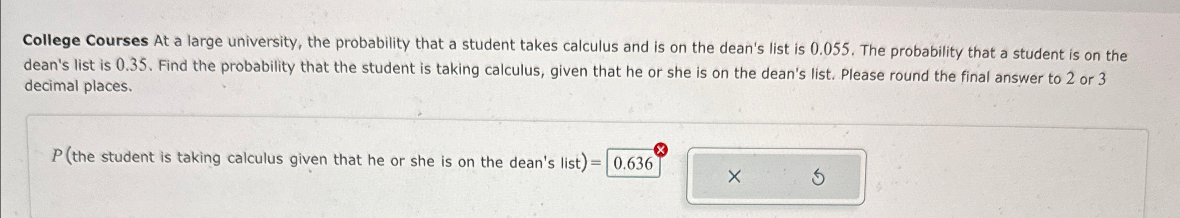 Solved College Courses At a large university, the | Chegg.com