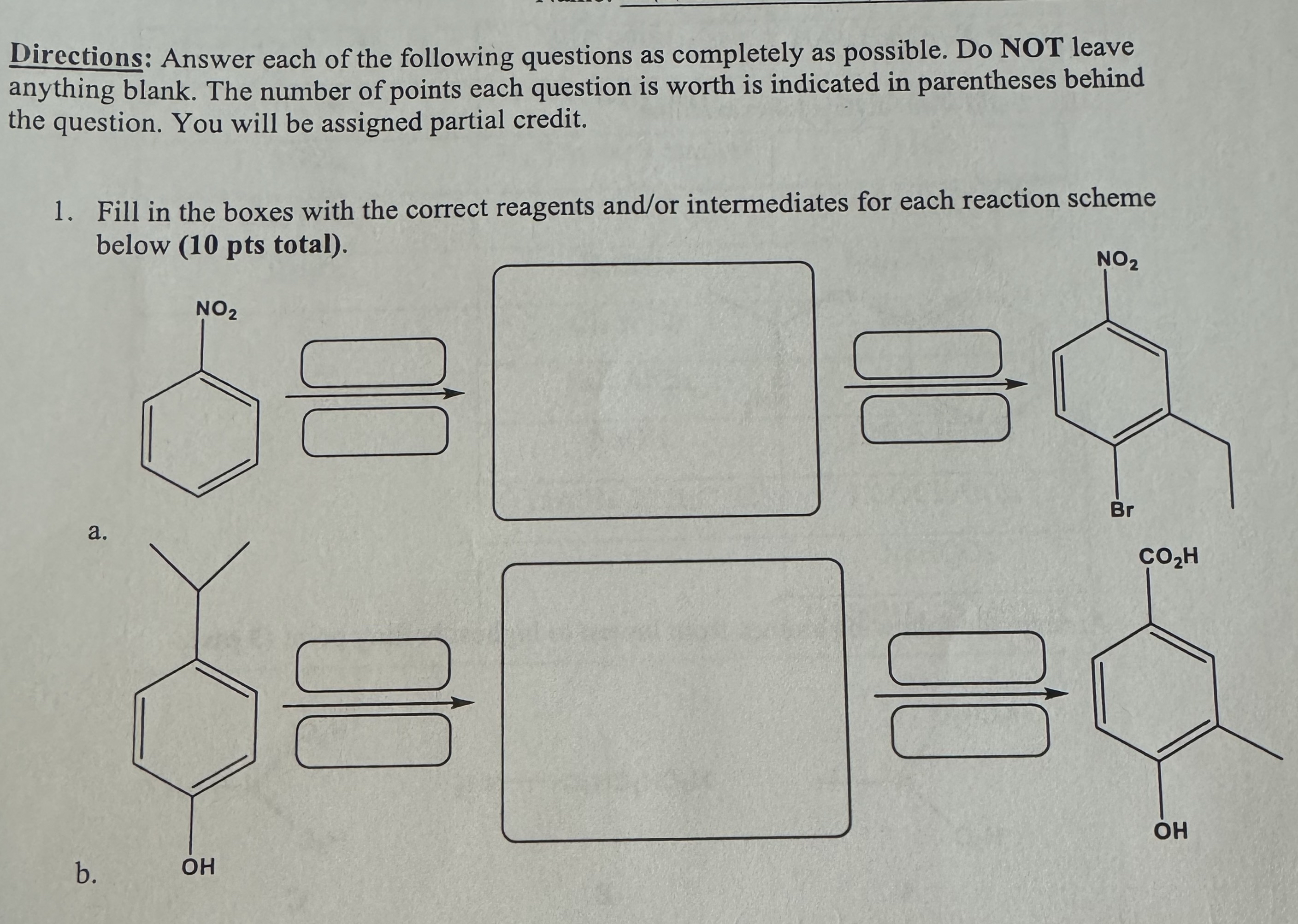 Solved Directions: Answer each of the following questions as | Chegg.com