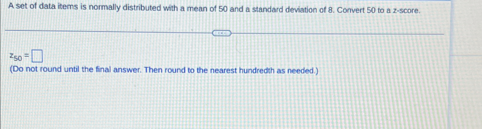 Solved A set of data items is normally distributed with a | Chegg.com