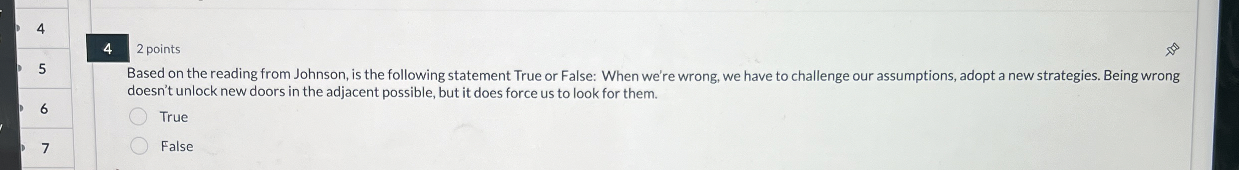 Solved 42 ﻿pointsBased on the reading from Johnson, is the | Chegg.com