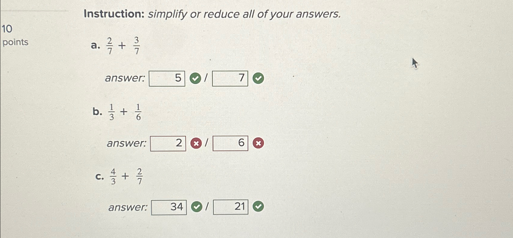 Solved Instruction: simplify or reduce all of your | Chegg.com
