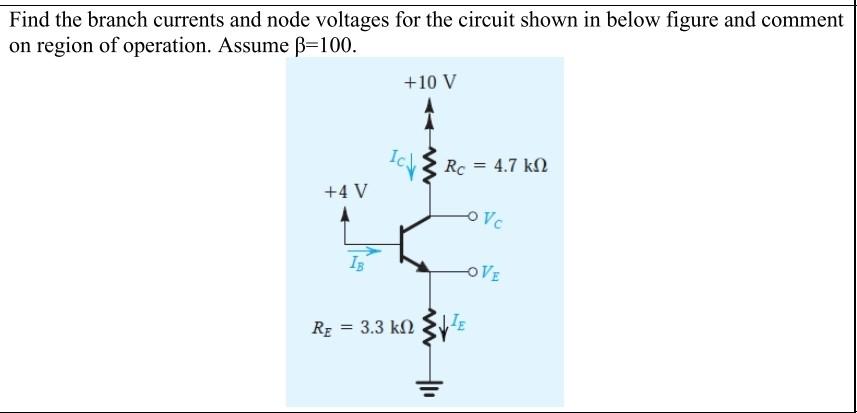 Find the branch currents and node voltages for the | Chegg.com