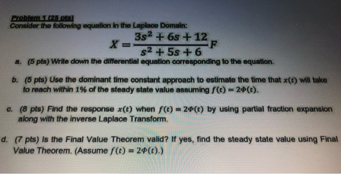 Problem 1625.) Consider the following equation in the | Chegg.com