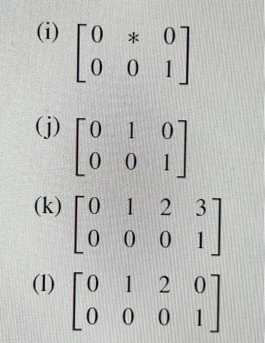 Solved 4. Find the ranks of the matrices in Problem 2. For | Chegg.com