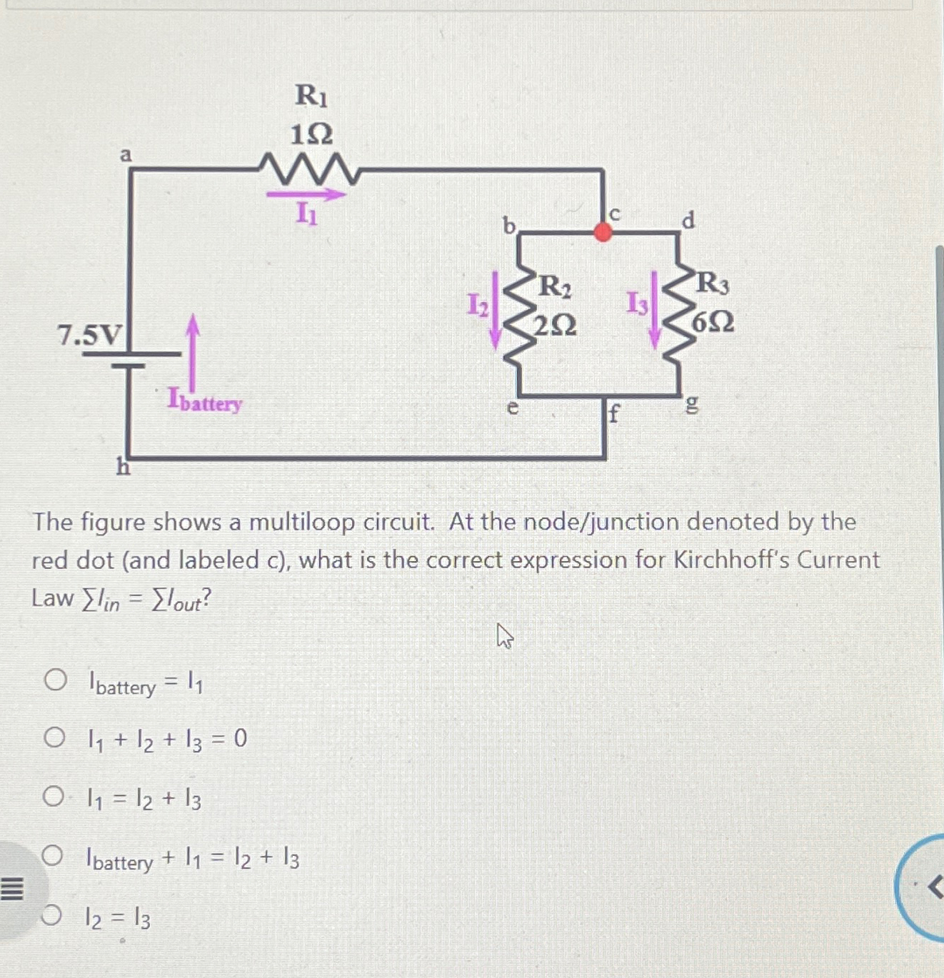 Solved The figure shows a multiloop circuit. At the | Chegg.com