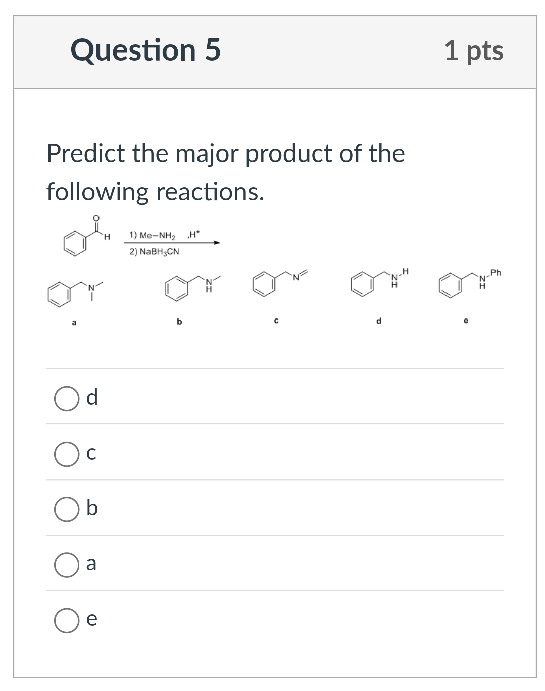 Solved Question 51 ﻿ptsPredict the major product of the | Chegg.com