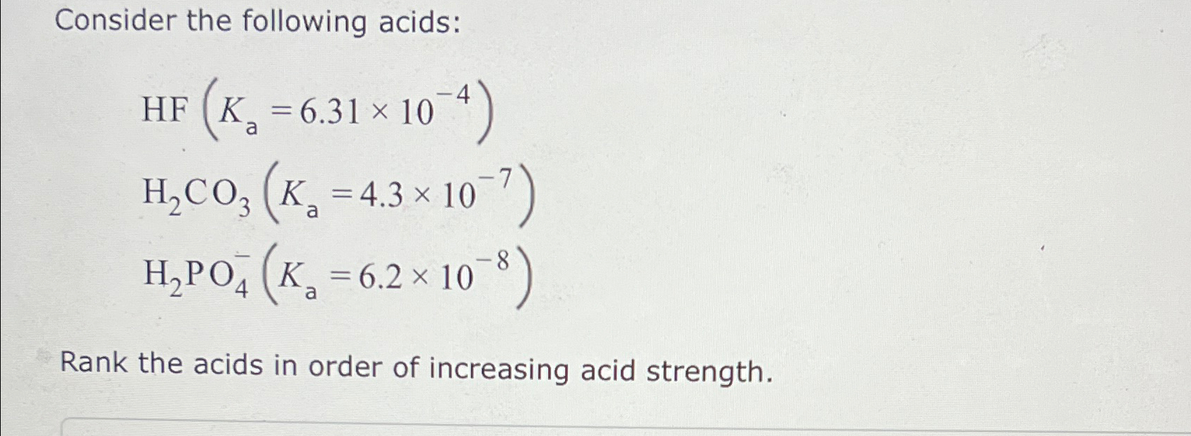 Solved Consider the following | Chegg.com