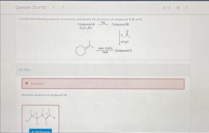 Draw the structure of compound ' A : | Chegg.com