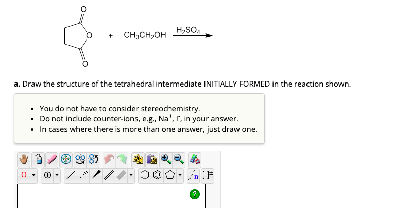 Solved a. ﻿Draw the structure of the tetrahedral | Chegg.com