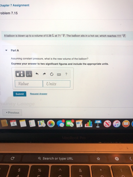 Solved Chapter 7 Assignment roblem 7.15 A balloon is blown | Chegg.com