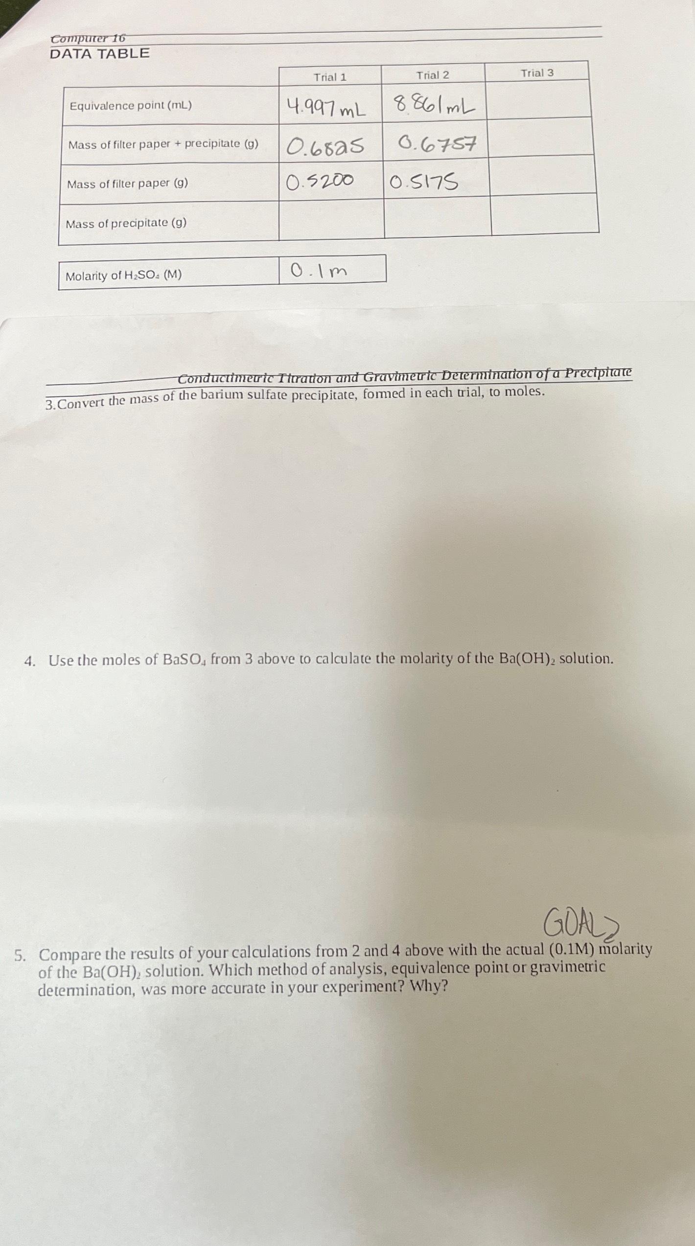 Solved Can someone help me with questions 3-5. ﻿Very | Chegg.com