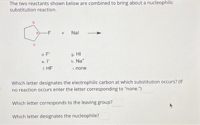Solved The two reactants shown below are combined to bring | Chegg.com