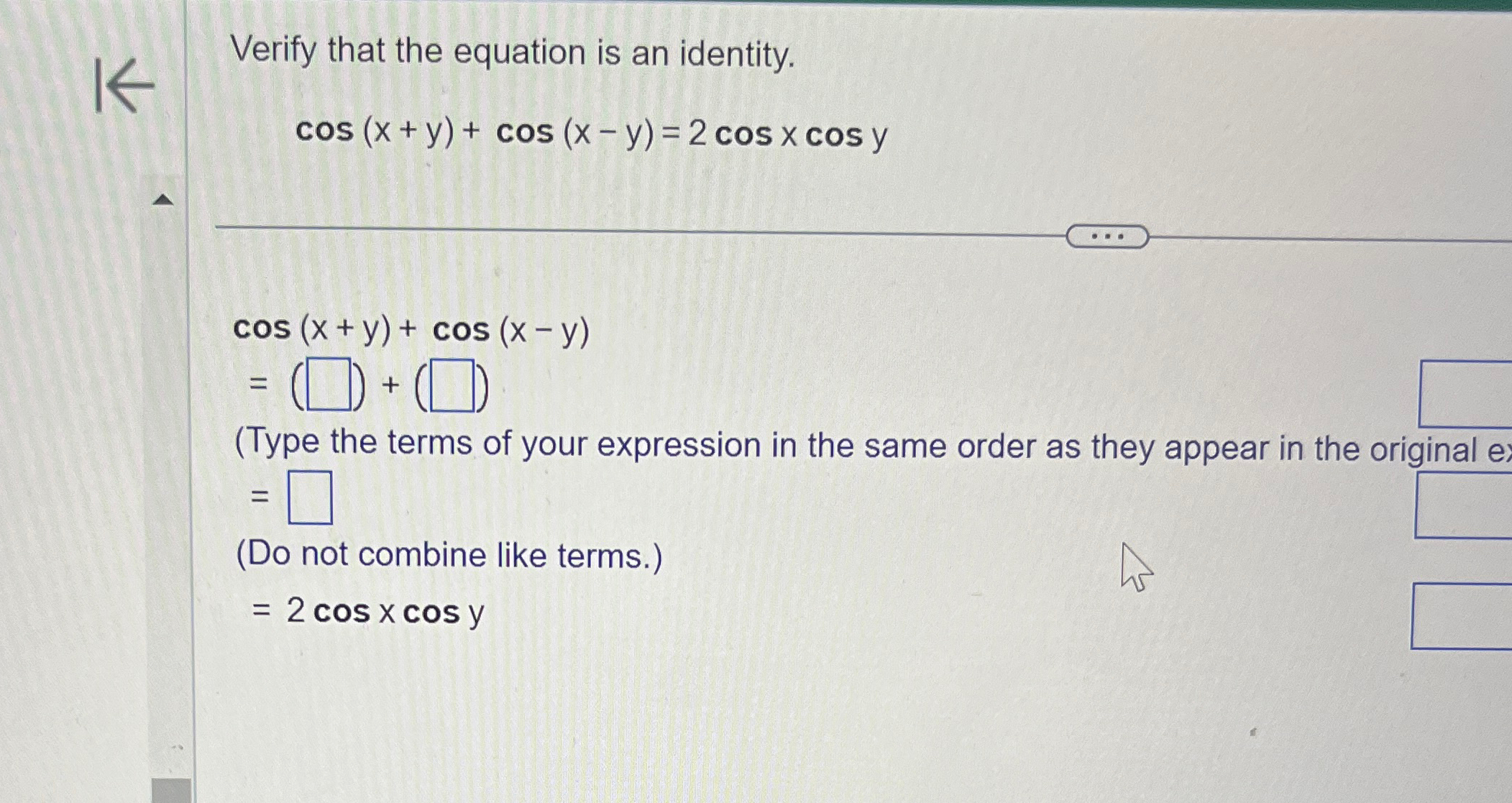 Solved Verify that the equation is an | Chegg.com