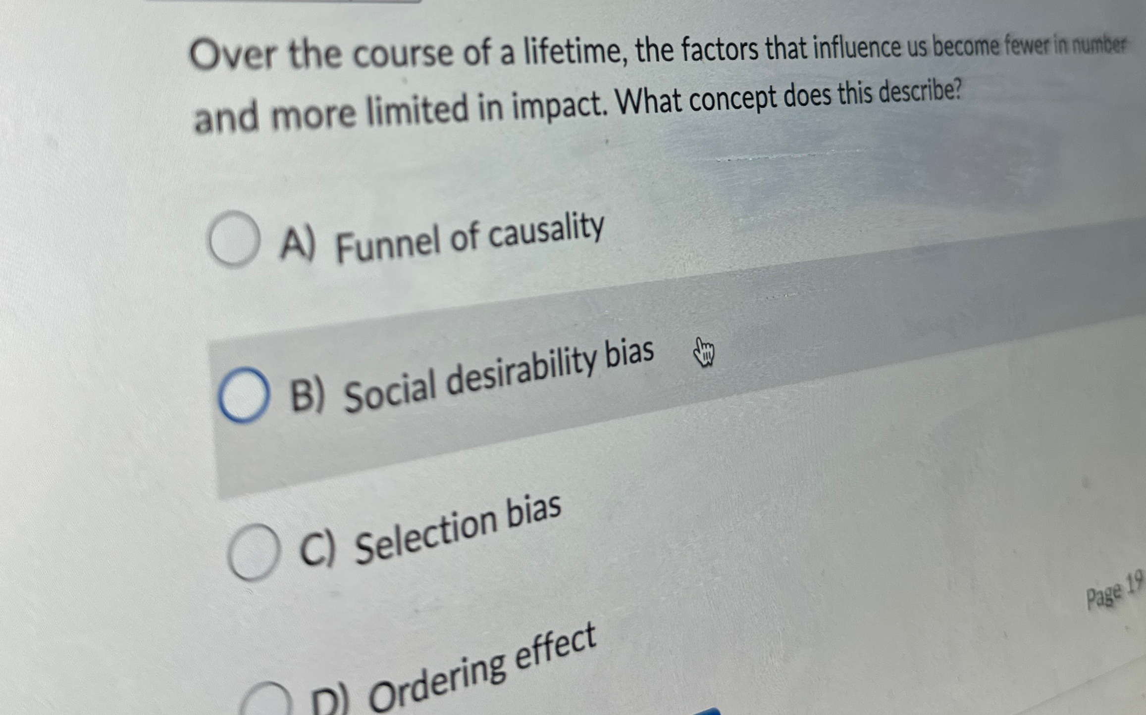 Solved Over the course of a lifetime, the factors that | Chegg.com