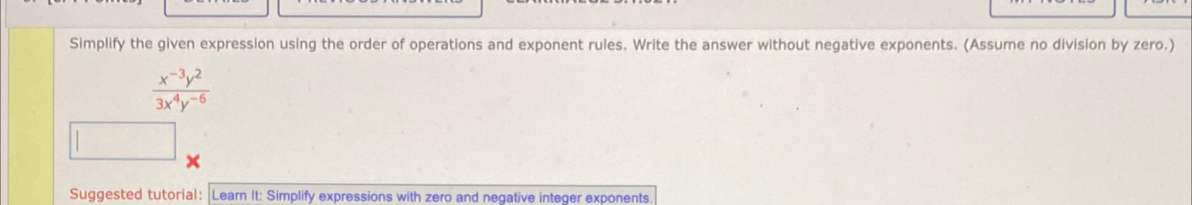 Solved Simplify the given expression using the order of | Chegg.com