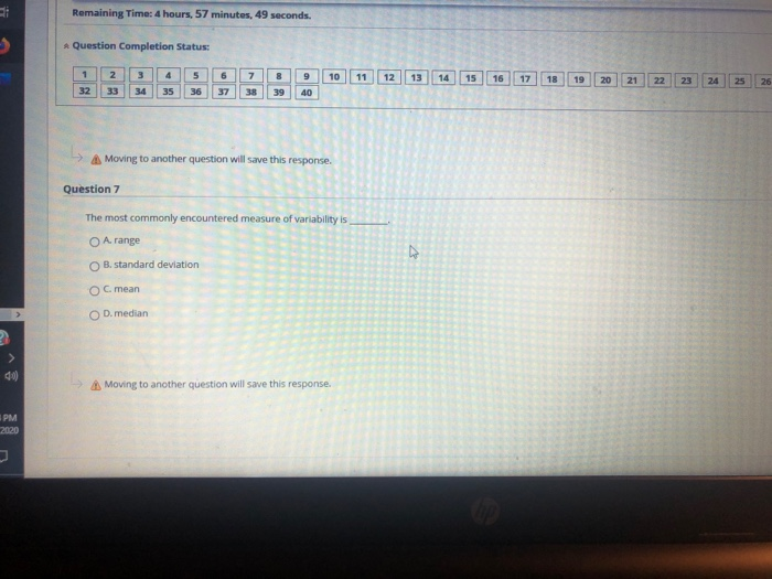 Solved Remaining Time: 4 hours, 58 minutes, 01 second. | Chegg.com