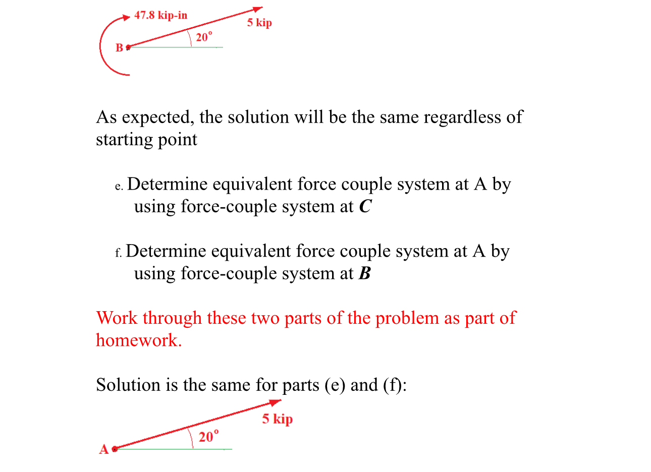 Solved As expected, the solution will be the same regardless | Chegg.com