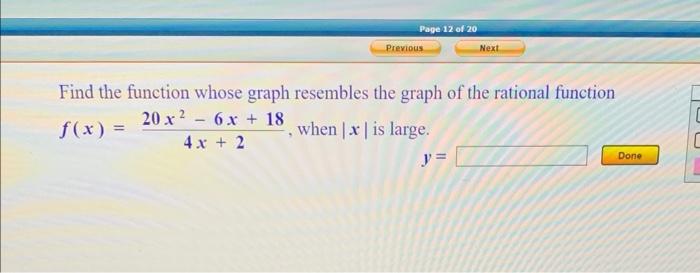 Solved Find the function whose graph resembles the graph of | Chegg.com