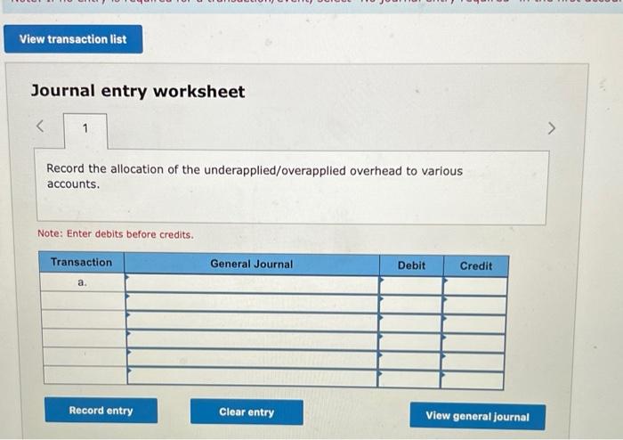 Solved Problem 3-12 (Algo) Predetermined Overhead Rate; | Chegg.com