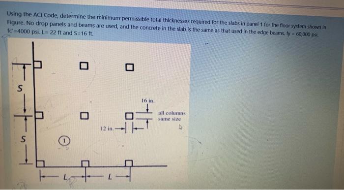 Solved Using The Ac Code Determine The Minimum Permissible