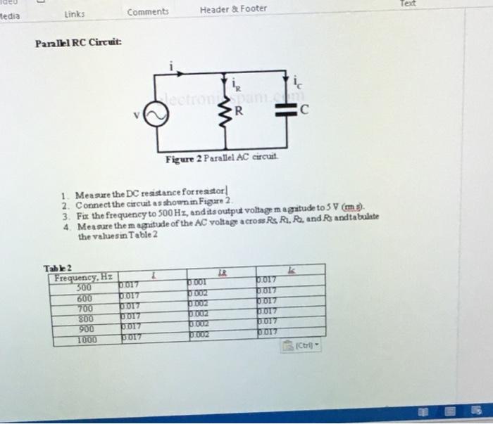 Solved Objective: To familiarize the students with AC | Chegg.com