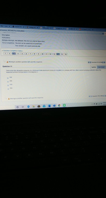 determine the allowable ampacity of a 350 kcmil thw | Chegg.com