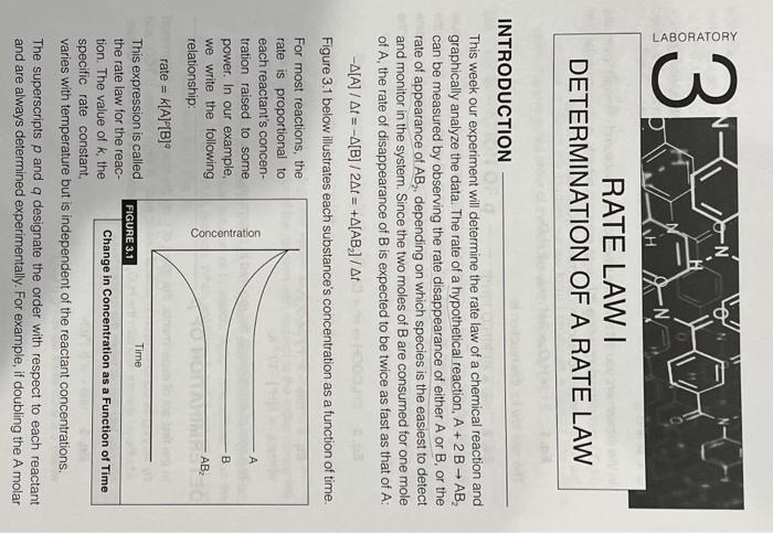 Name: Course/Section: Date: RATE LAW I: DETERMINATION | Chegg.com